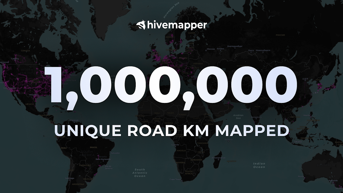 Hivemapper Mapped 1 Million Unique Kilometers | by Hivemapper Network ...