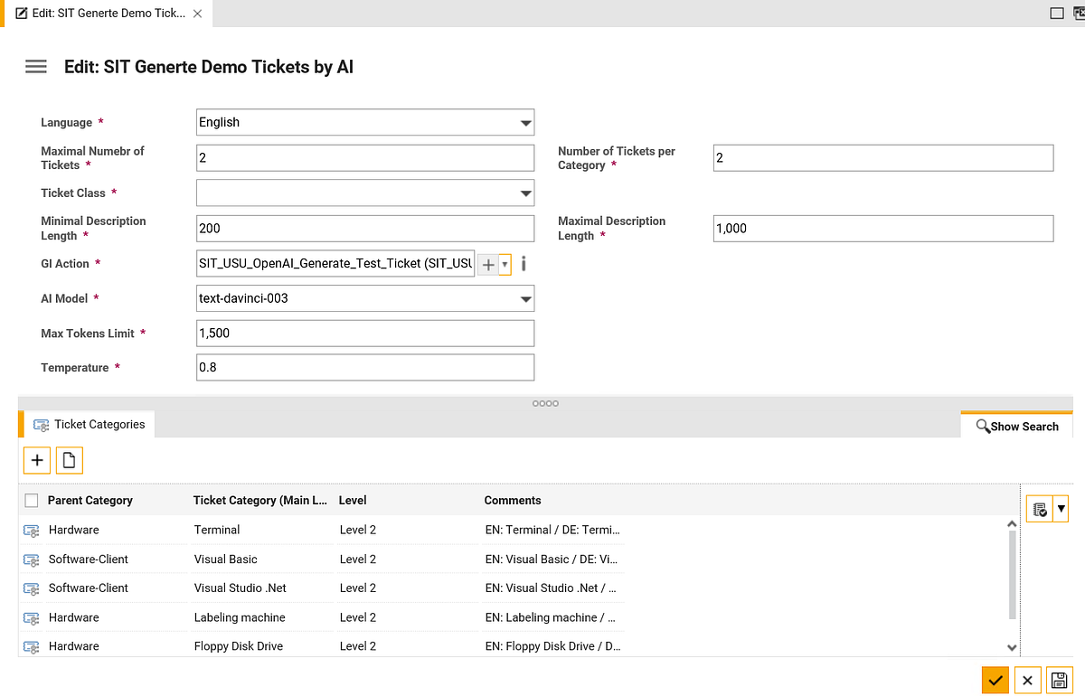 Generating Demo Tickets Using Ai Example Of Using Openai In Usu 5513