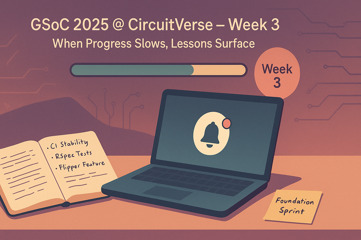 GSoC 2025 @ CircuitVerse — Week 3. When Progress Slows, Lessons Surface ...