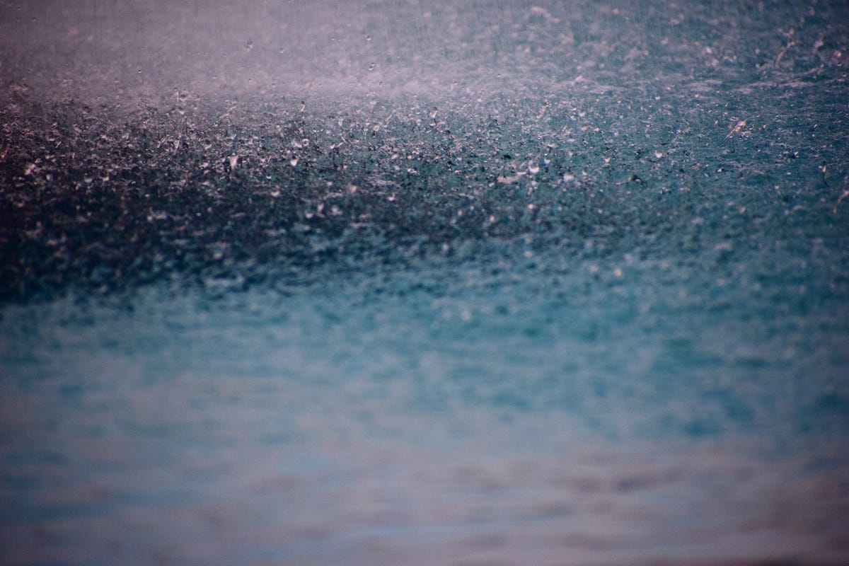 The rain makes me think of you. It’s raining here today. Here, when it ...