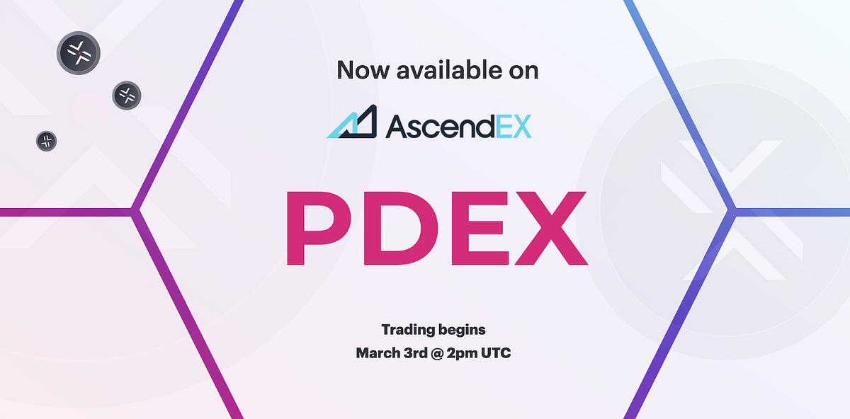 PDEX現已上綫AscendEX! - PolkadexCN - Medium
