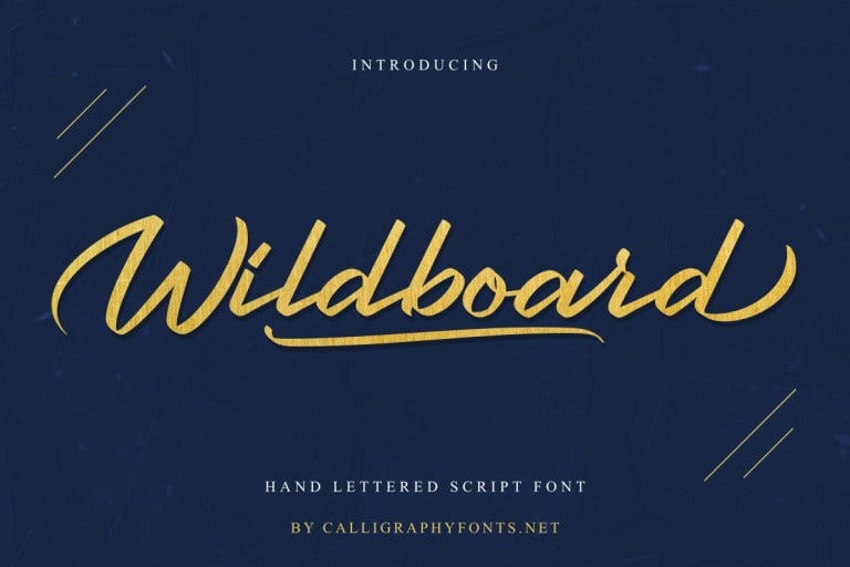 Wildboard Font | by Kaitooon | Jun, 2024 | Medium