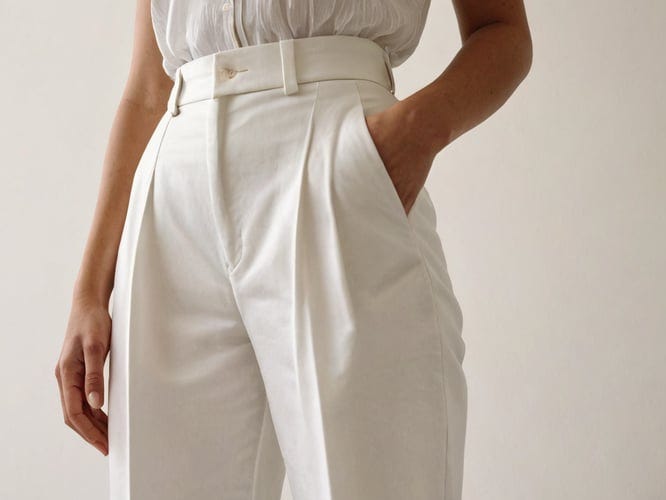 White High Waisted Pants | by Nicholas Carter | Apr, 2024 | Medium