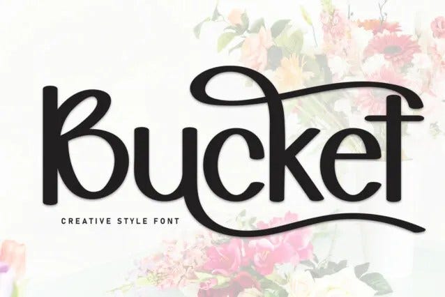 Bucket Script Font | by kaisunnan8 | Oct, 2024 | Medium