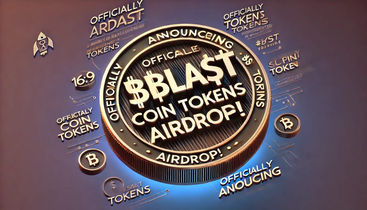 Blast Officially Announcing ($BLAST) Coin Tokens Airdrop! | by Bdue ...