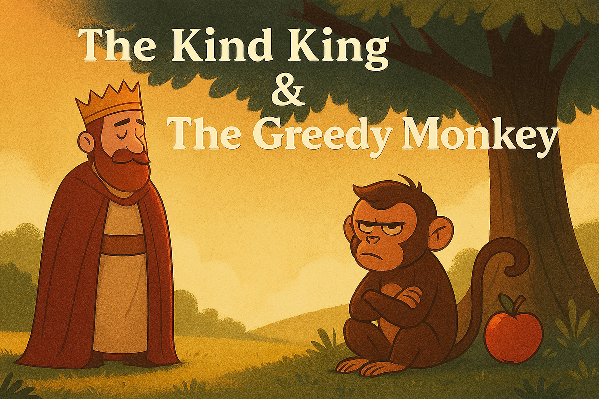 The Kind King & The Ungrateful Monkey | by Arjun Sahasya | Mar, 2025 | Medium