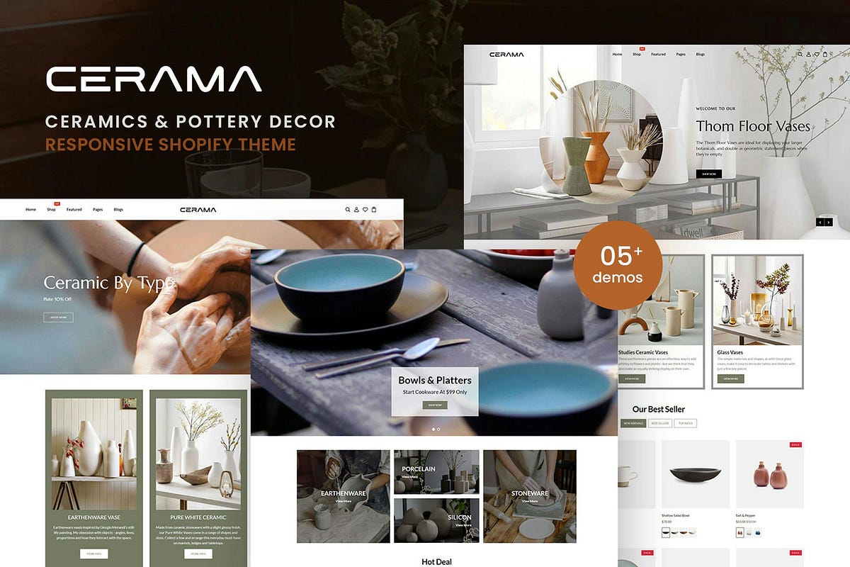 Cerama — Ceramics & Pottery Decor Shopify Theme | by Logosmith | Jul ...