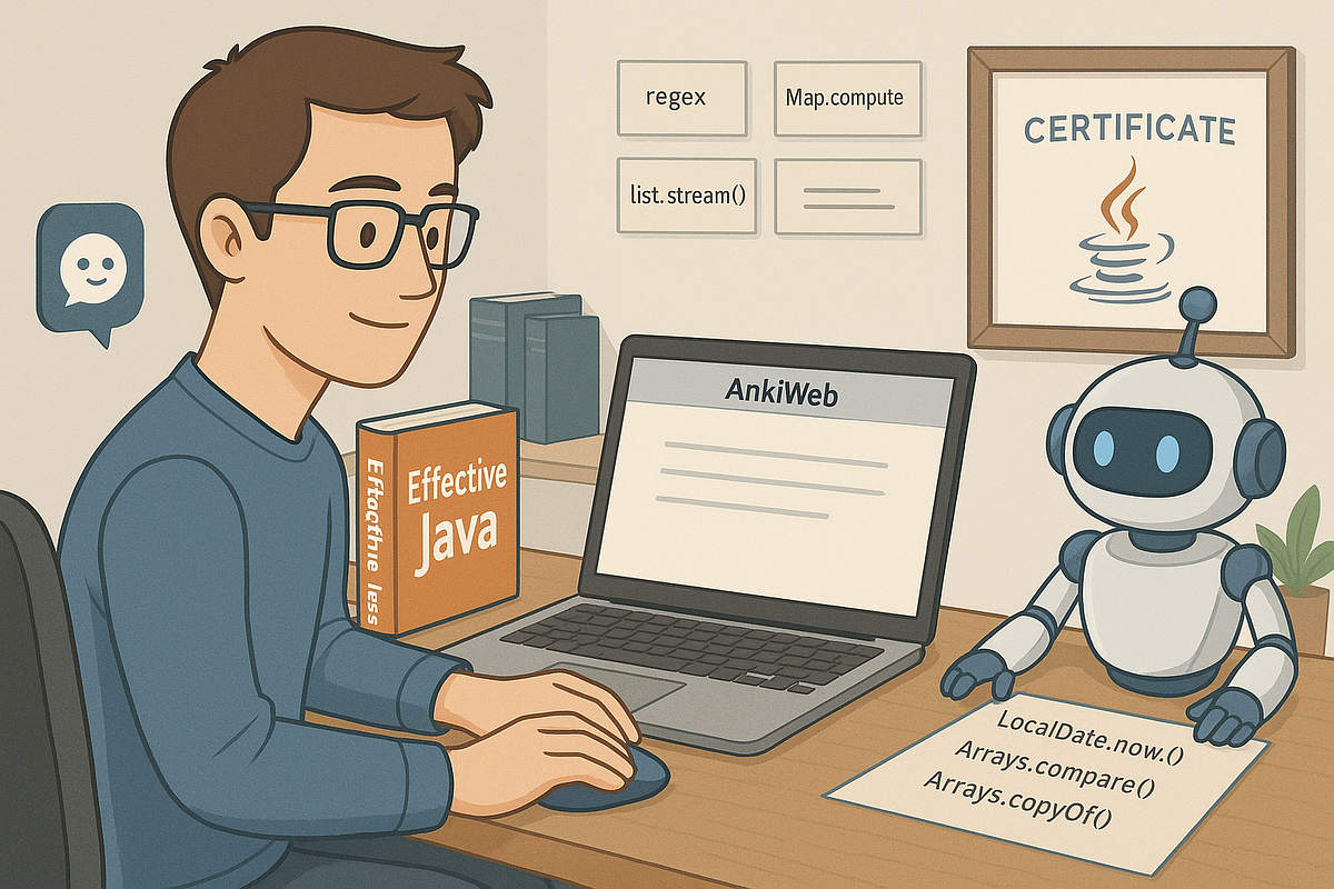 How I Used AI and Anki to Prepare for the Java Certification Exam | by Ivan Polovyi | Level Up ...
