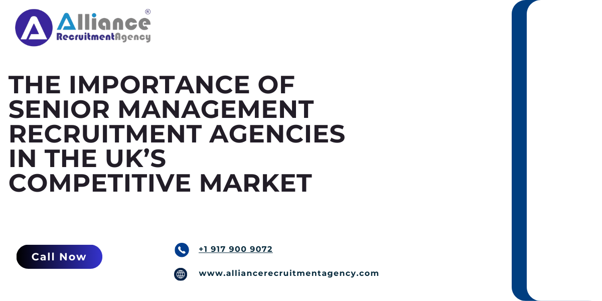The Importance of Senior Management Recruitment Agencies in the UK’s ...