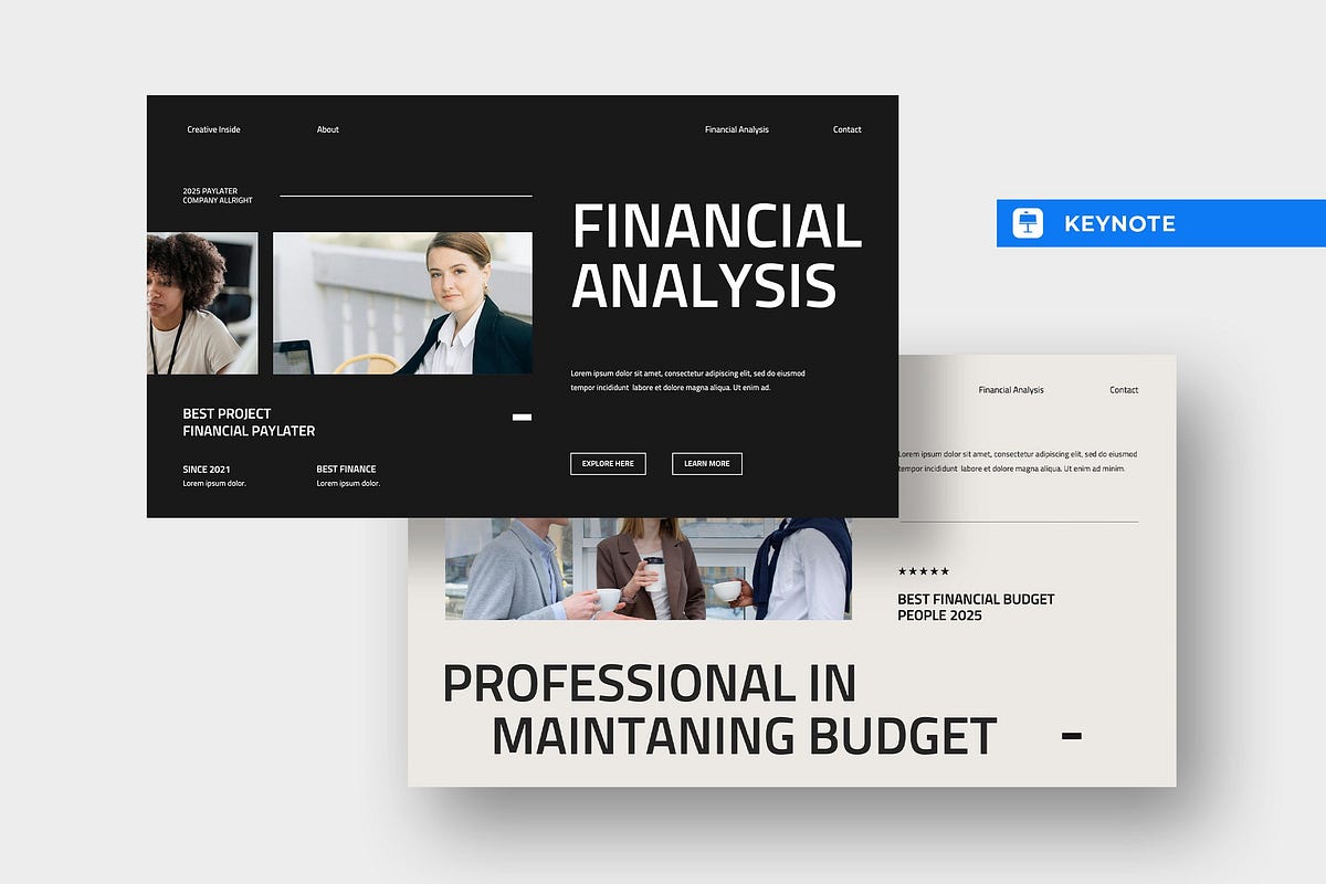 Dark Gray Finance And Accounting Business Template | by Pixelpurveyor ...
