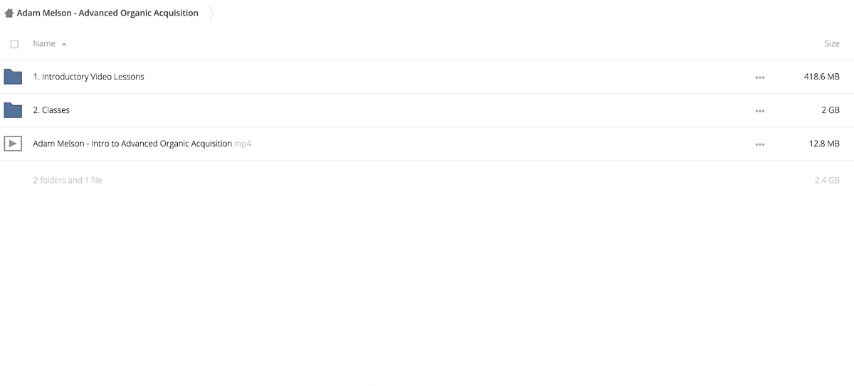 Adam Melson — Advanced Organic Acquisition | by CourseHulk | Medium