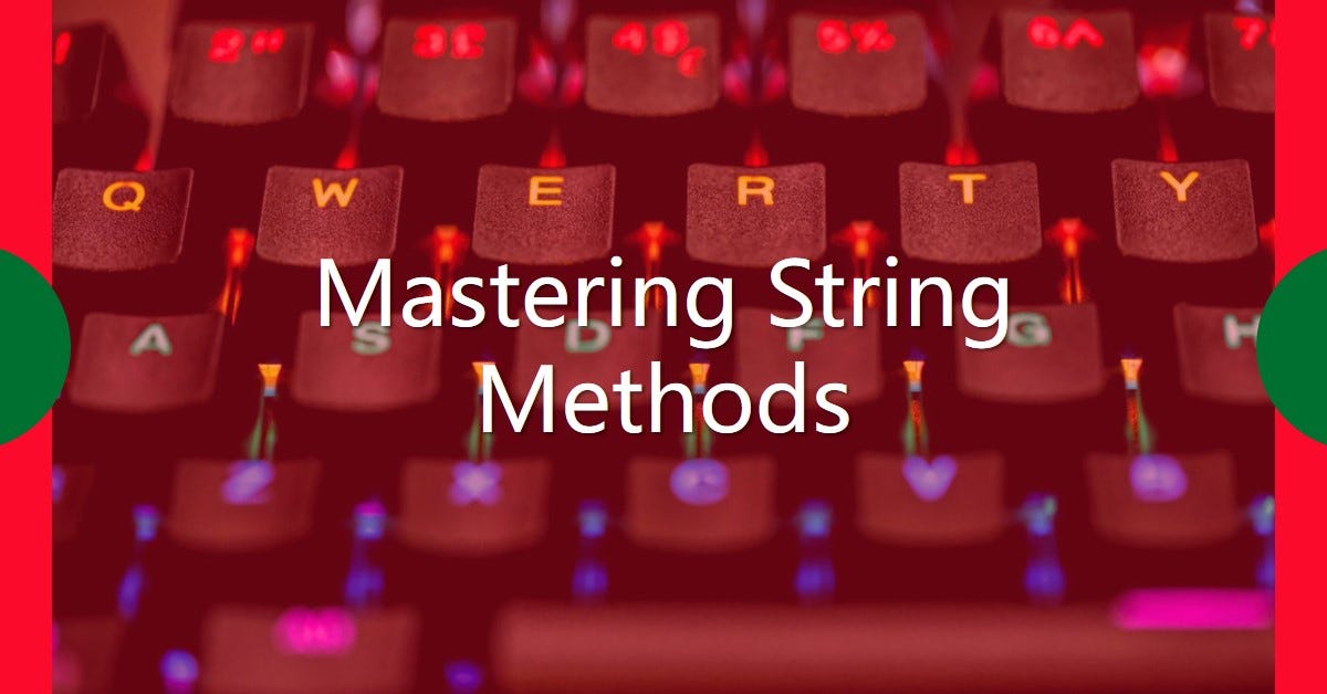 Level Up Your Javascript Mastering String Methods For Cleaner Code By Xiuer Old Javascript 5403