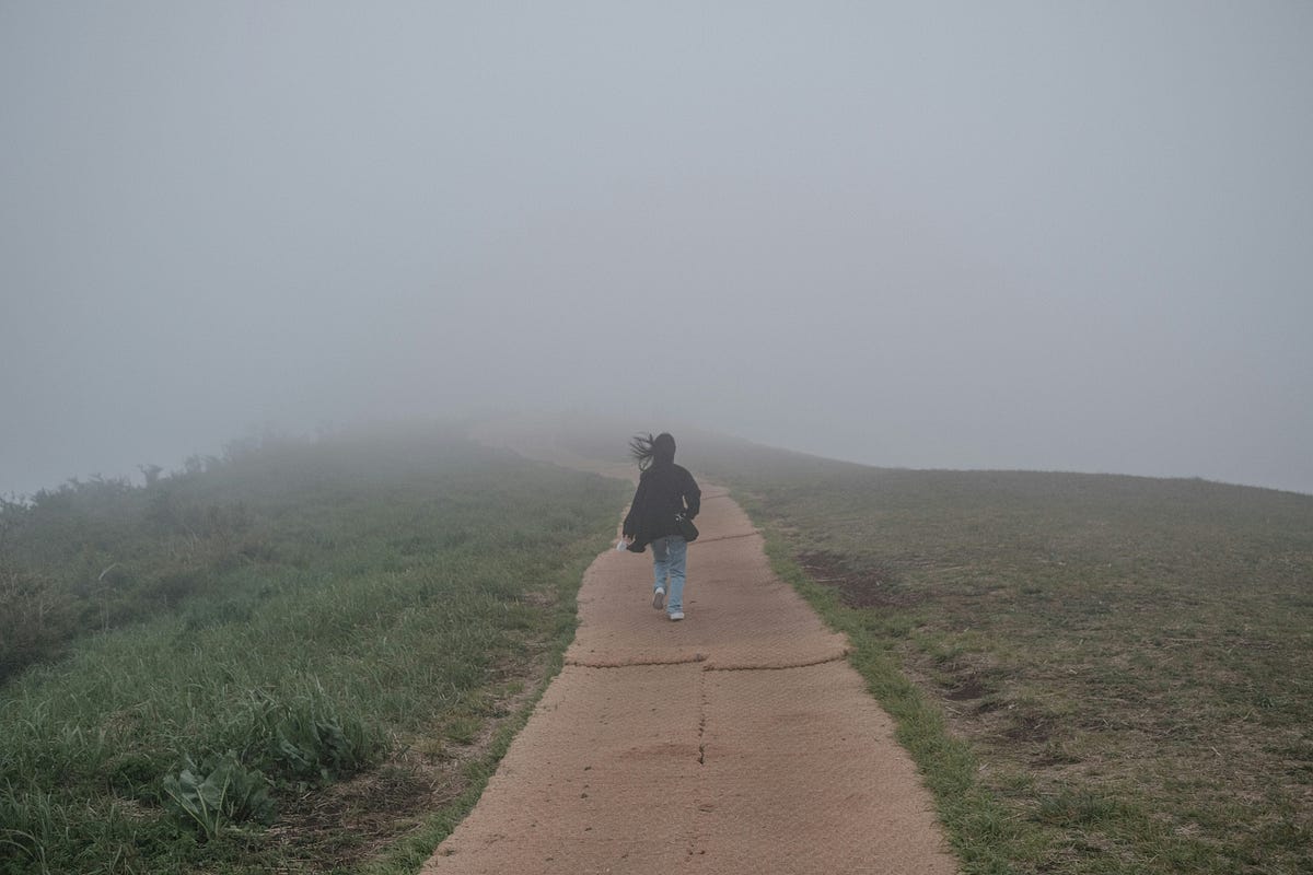 How to stay on the right path. When you can’t see where you’re going ...