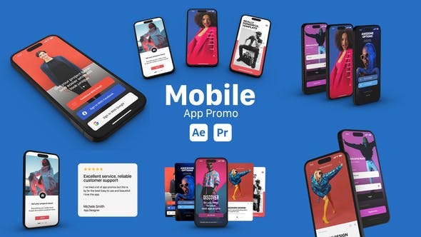 Mobile App Promo (Product Promo Video Templates) | by Prismpalette ...