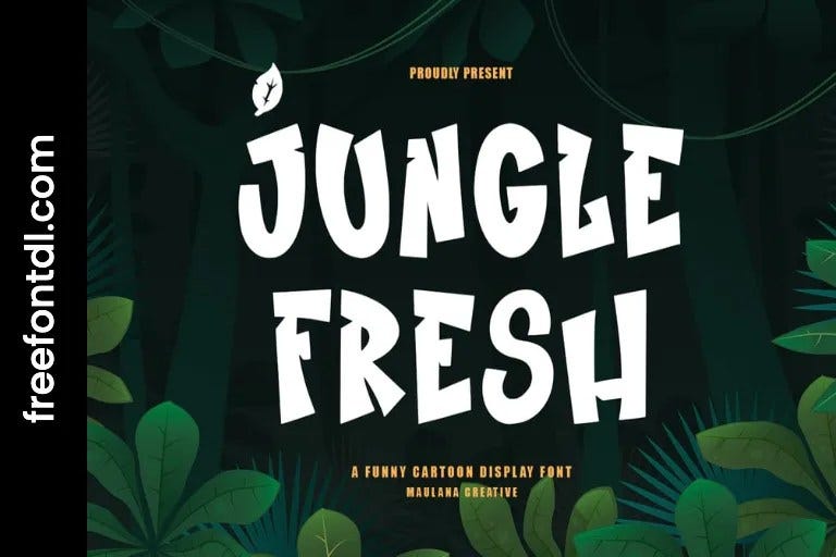 Jungle Fresh Funny Cartoon Font | by Kaitooon | Aug, 2024 | Medium