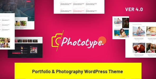 Phototype An Elegant Portfolio Showcase for Creative Agencies and ...