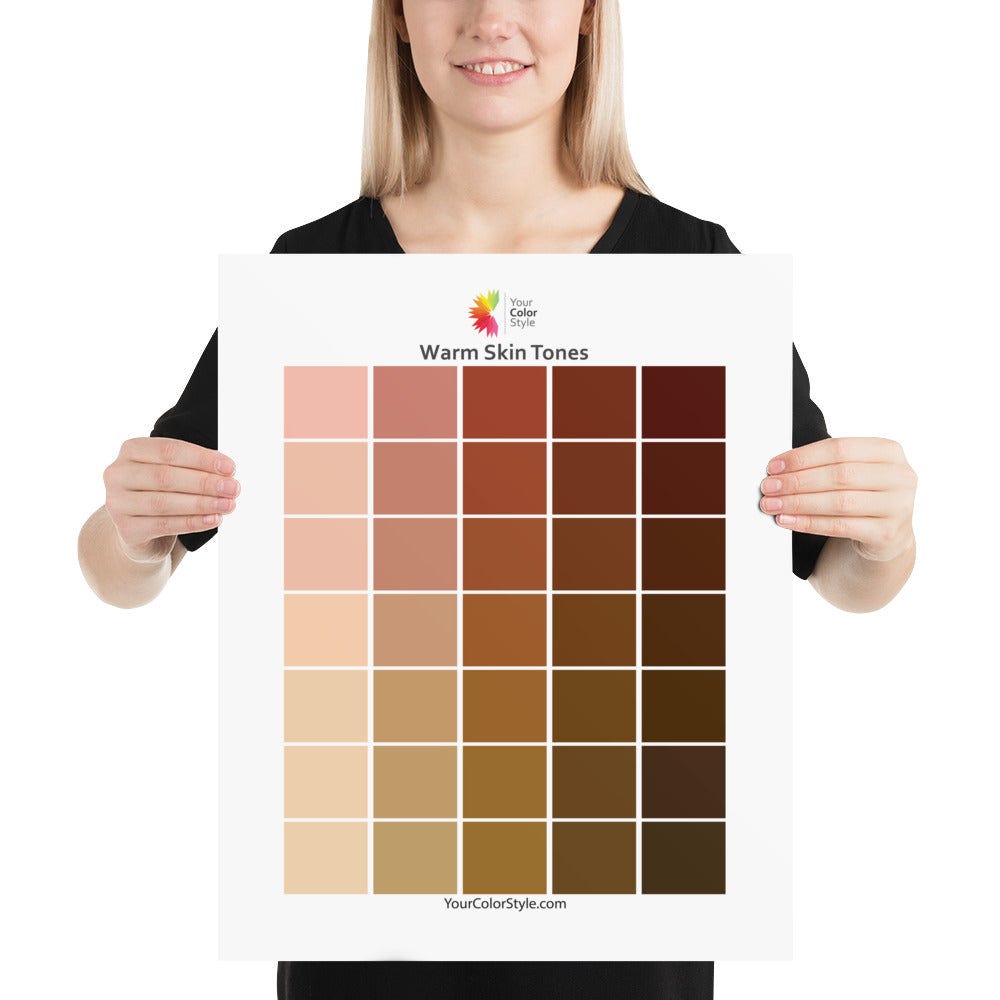 Warm Skin Tones Chart Review. As a fashion enthusiast or makeup… | by ...