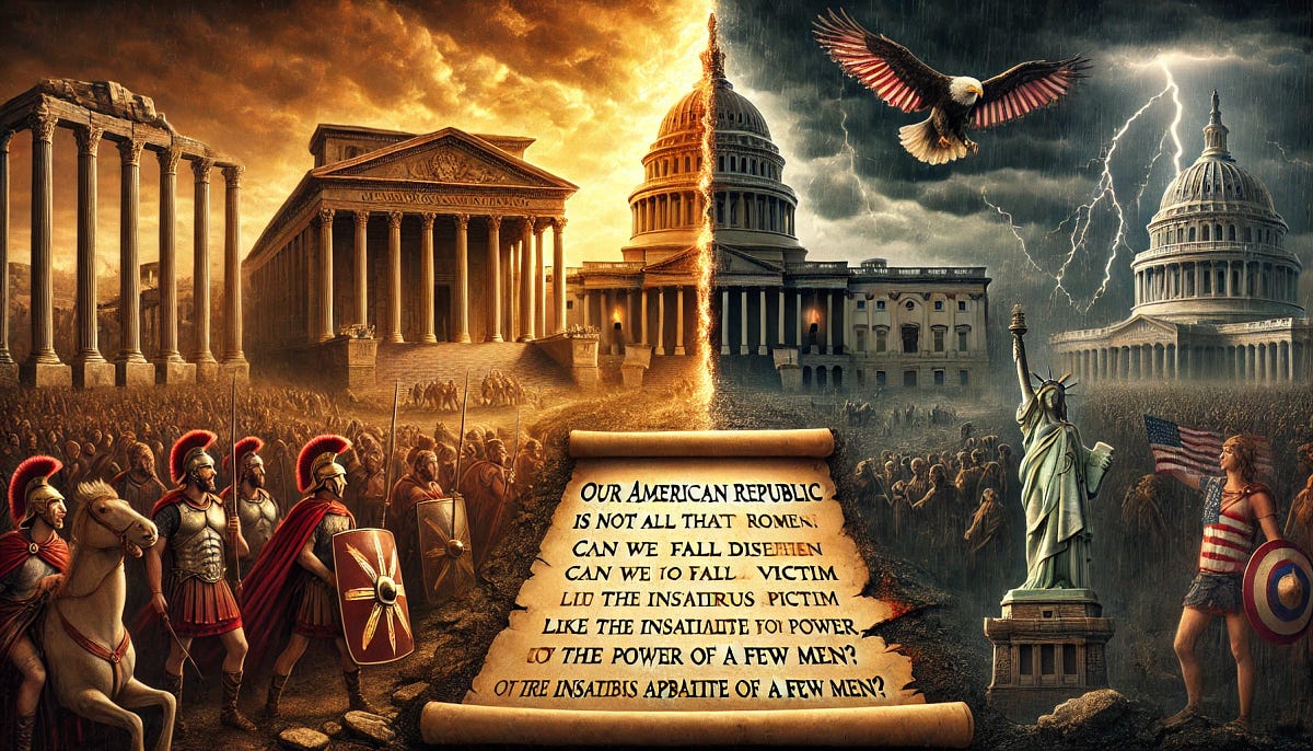 America and Rome Greed, The Death of Republics | by HASE Fiero ...