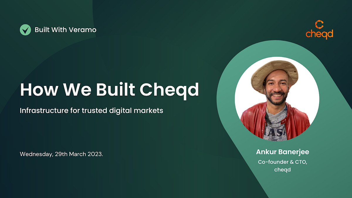 How We Built Cheqd — Built with Veramo | by Amarachi Johnson | Veramo | Medium
