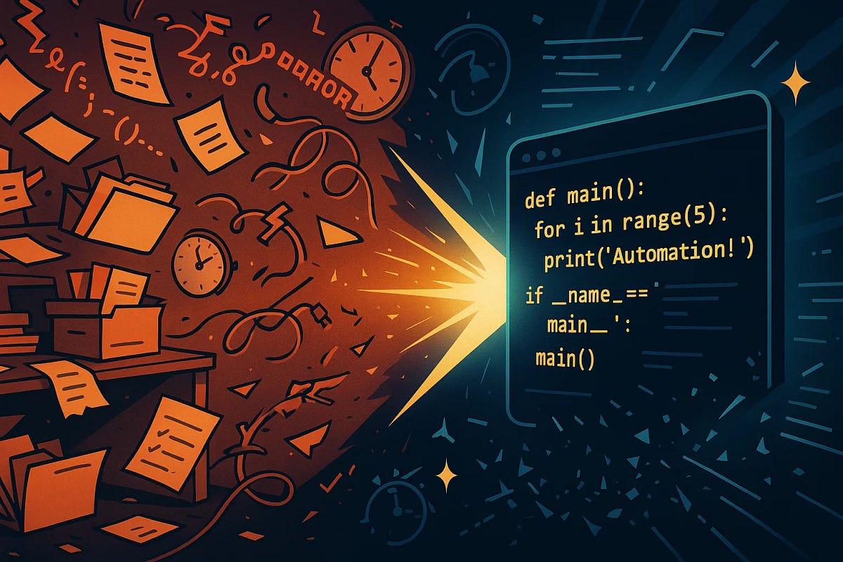 I Automated My Daily Dev Routine with Python — No More Repetitive Hell | by Umar Manzoor | Jul ...