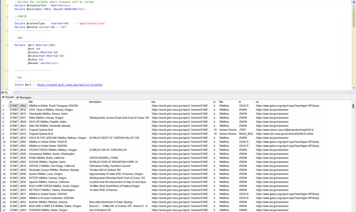 Rest Api Call From Sql Server With Ole Automation Procedures By 