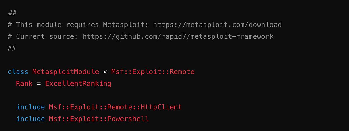 Metasploit Module Code Review for trendmicro_officescan_widget_exec.rb | by Esra Nur | Jun, 2024 ...