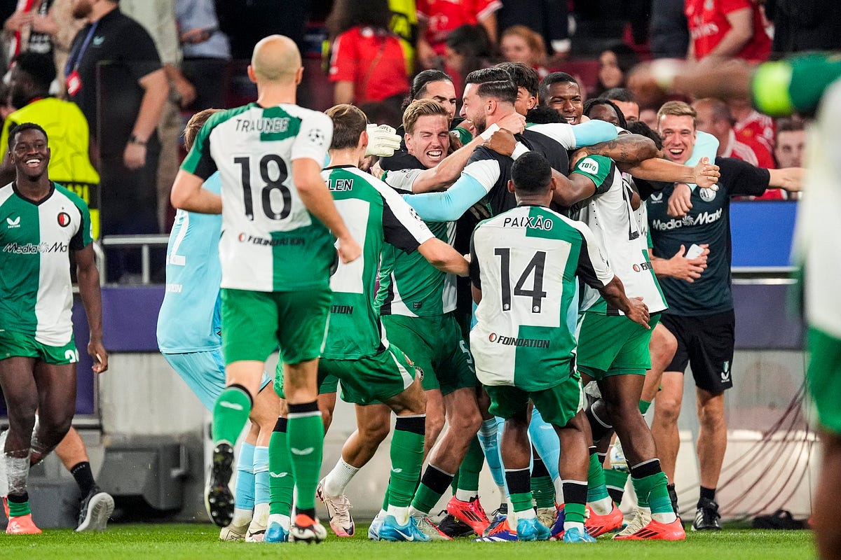 Antoni Milamb scores twice as Feyenoord goes into Lisbon and Pop Benfica #2370 | by Eliot Ben ...