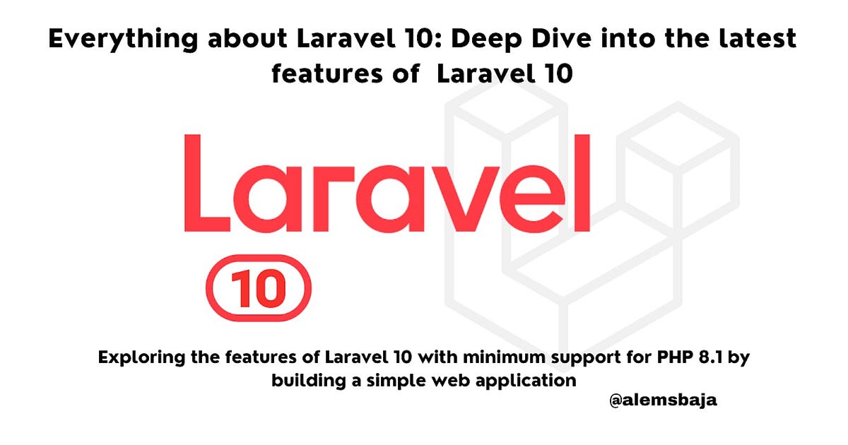 Everything about Laravel 10: Deep Dive into the latest features of ...