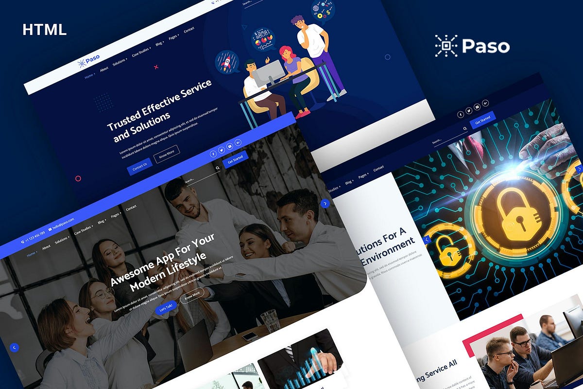 Paso Site Templates Web Templates | by Glowgenius | May, 2024 | Medium