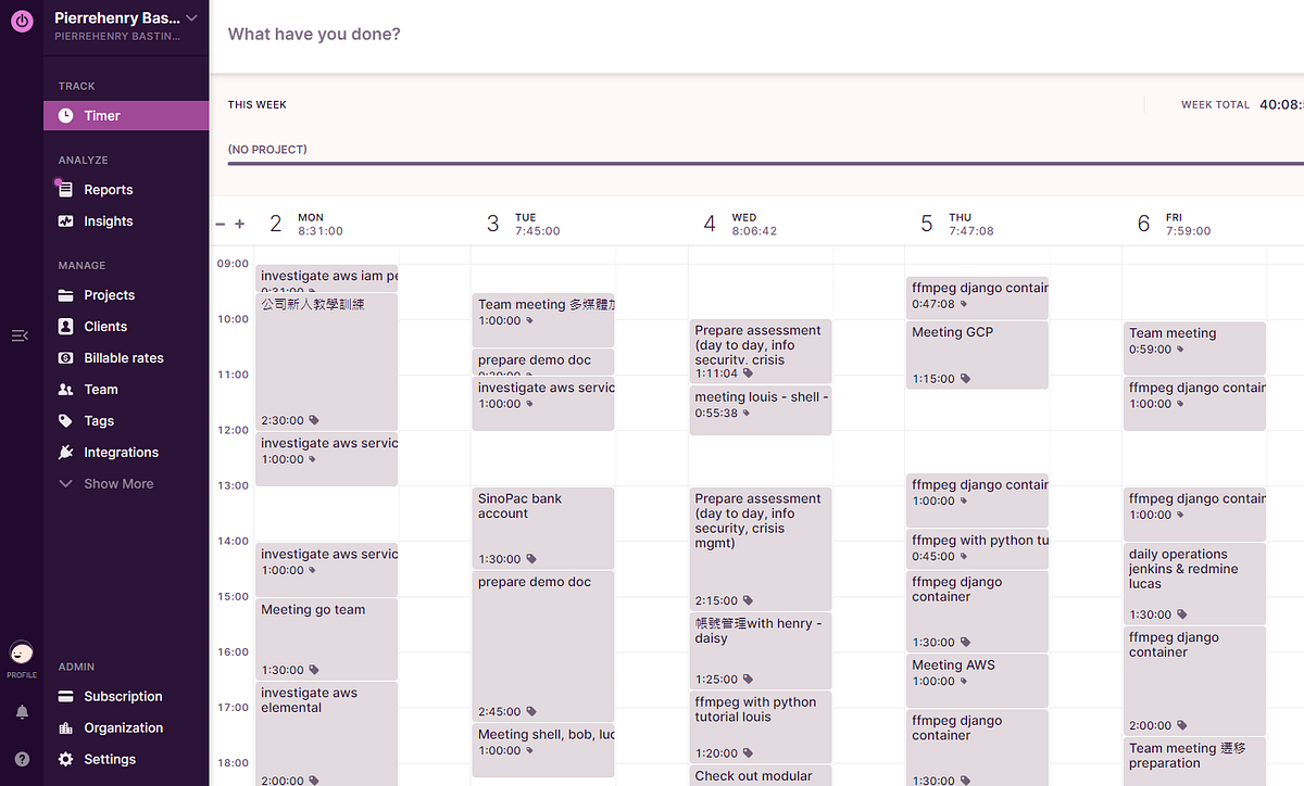 教學課程：Time tracking with toggl, python pandas and Google apps | by ...