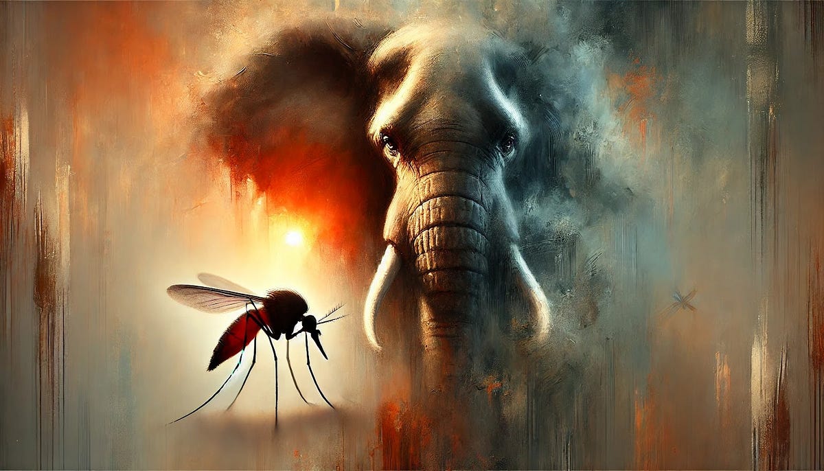 The Elephant Hiding Behind the Mosquito | by Lil Corner | Medium