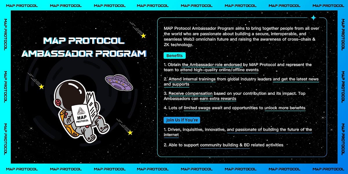 MAP Protocol Ambassador Program. Today, we are officially launching the… | by MAP Protocol 🟣 ...