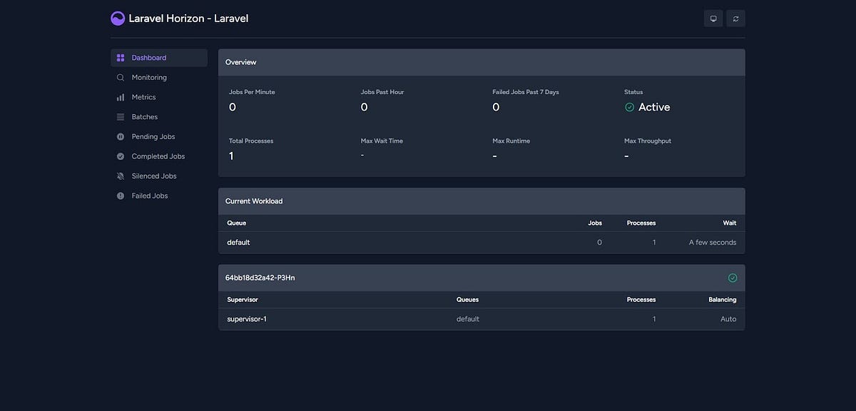 How to use Horizon and Redis together for distributed systems in Laravel | by Hamza Sehouli | Medium