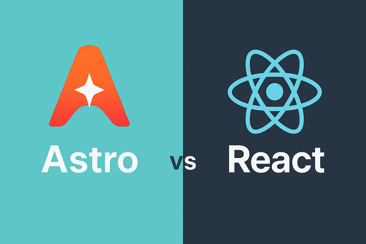 Astro vs React: Why I Chose Astro for My First Dev Portfolio | by Monica Faria Caires | Medium