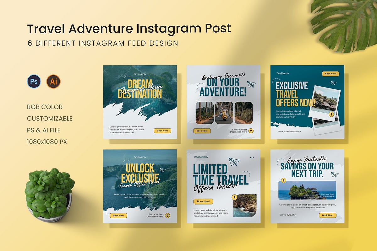 Travel Adventure Instagram Post - Spectralshroud - Medium