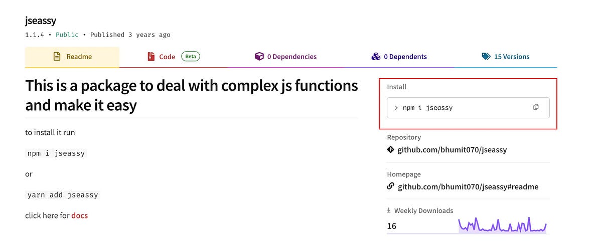 Streamlining JavaScript Development with PackageFlex: One-Click Copy for npm Install Commands ...