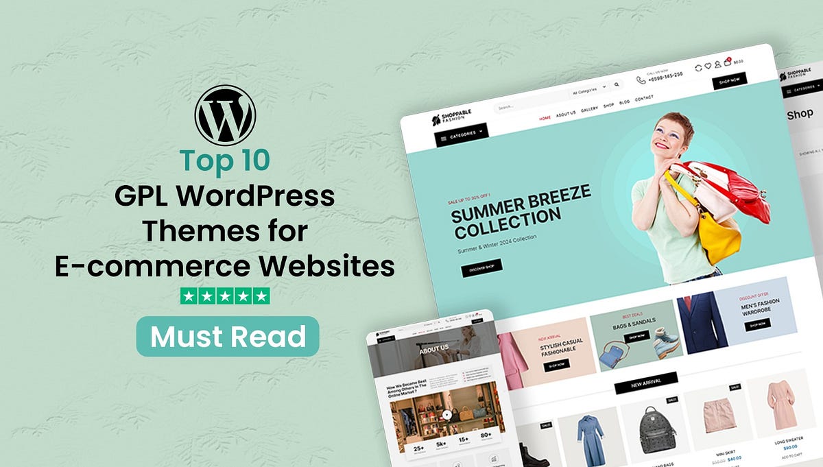 Top 10 GPL WordPress Themes for E-commerce Websites | by Gplmedialinks ...