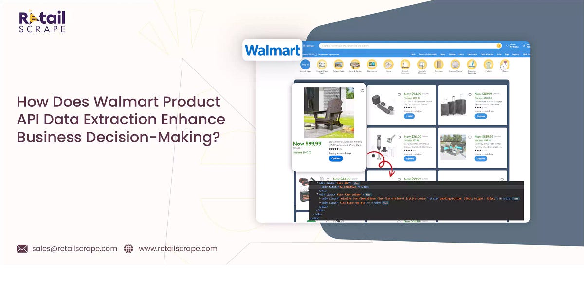 How Does Walmart Product API Data Extraction Enhance Business Decision-Making | by Retail Scrape ...