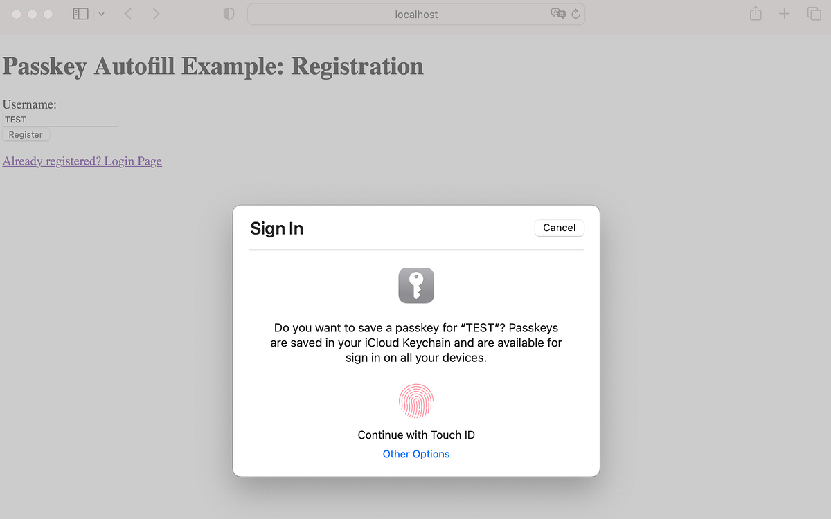 Experimental implementation of Passkey Autofill in Go | by 56 | Medium