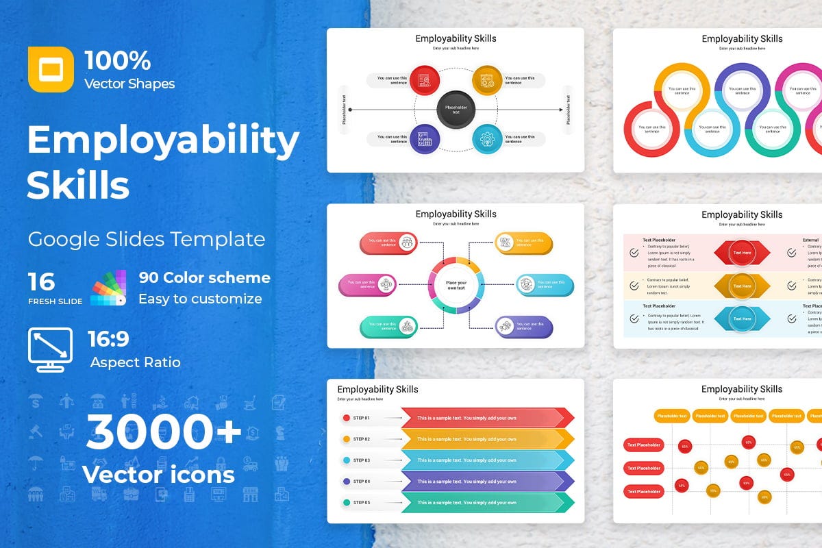 Employability Skills Google Slides Template | by Glitchgossamer | Aug ...