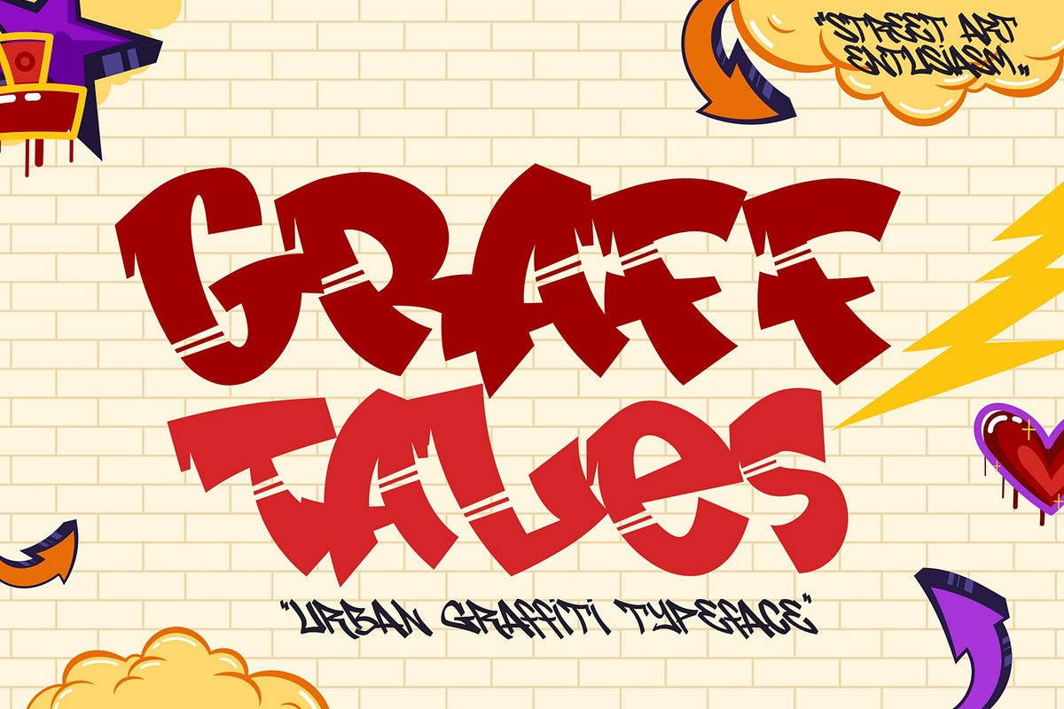 Graff Tales — Awesome Graffiti Font | by Holoherald | Medium