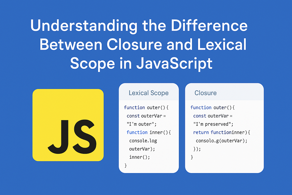 Understanding the Difference Between Closure and Lexical Scope in JavaScript | by Asim Mehmood ...