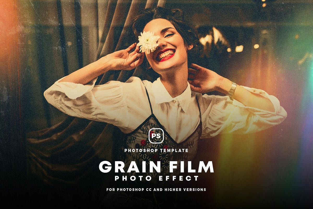Grain Film Photo Effect Layer Styles Add-ons | by Aquaartificer | May ...