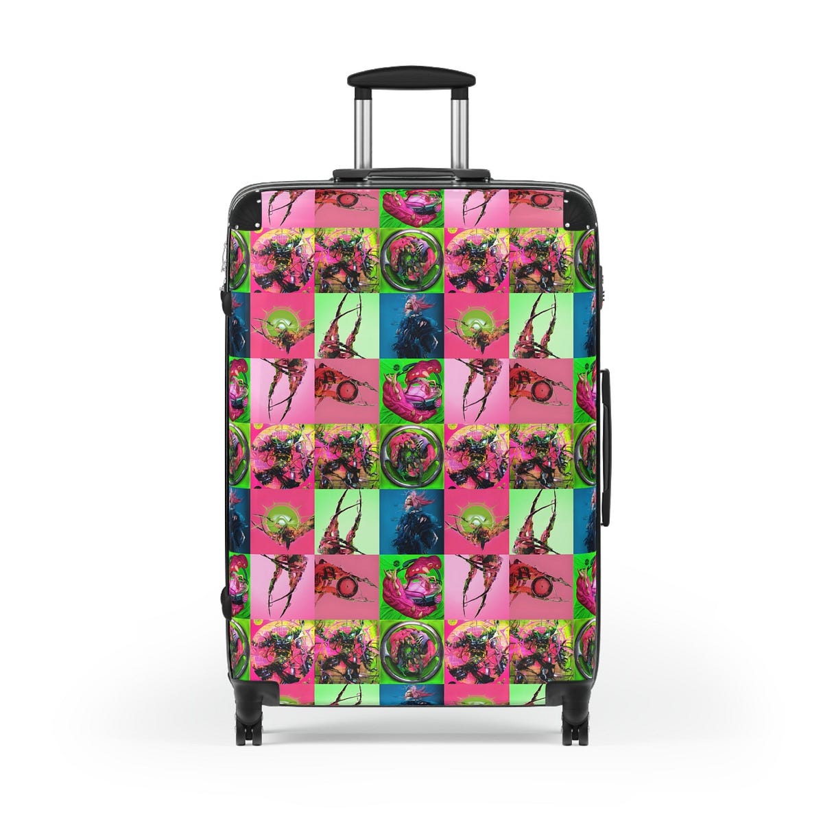 Lady Gaga Dawn of Chromatica Mosaic Suitcase | Fandom Flair — Unique ...