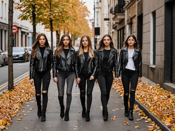 Girls Black Leather Jackets | by Gary Mitchell | Apr, 2024 | Medium