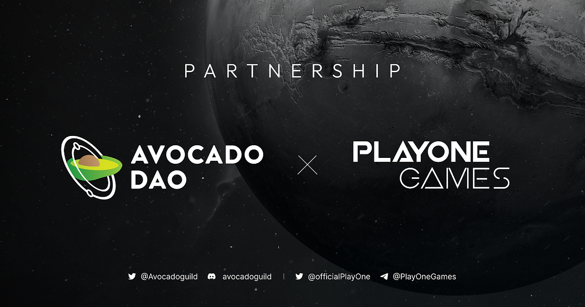 Partnership Announcement — Avocado DAO (AVG) | by PlayOne Games ...