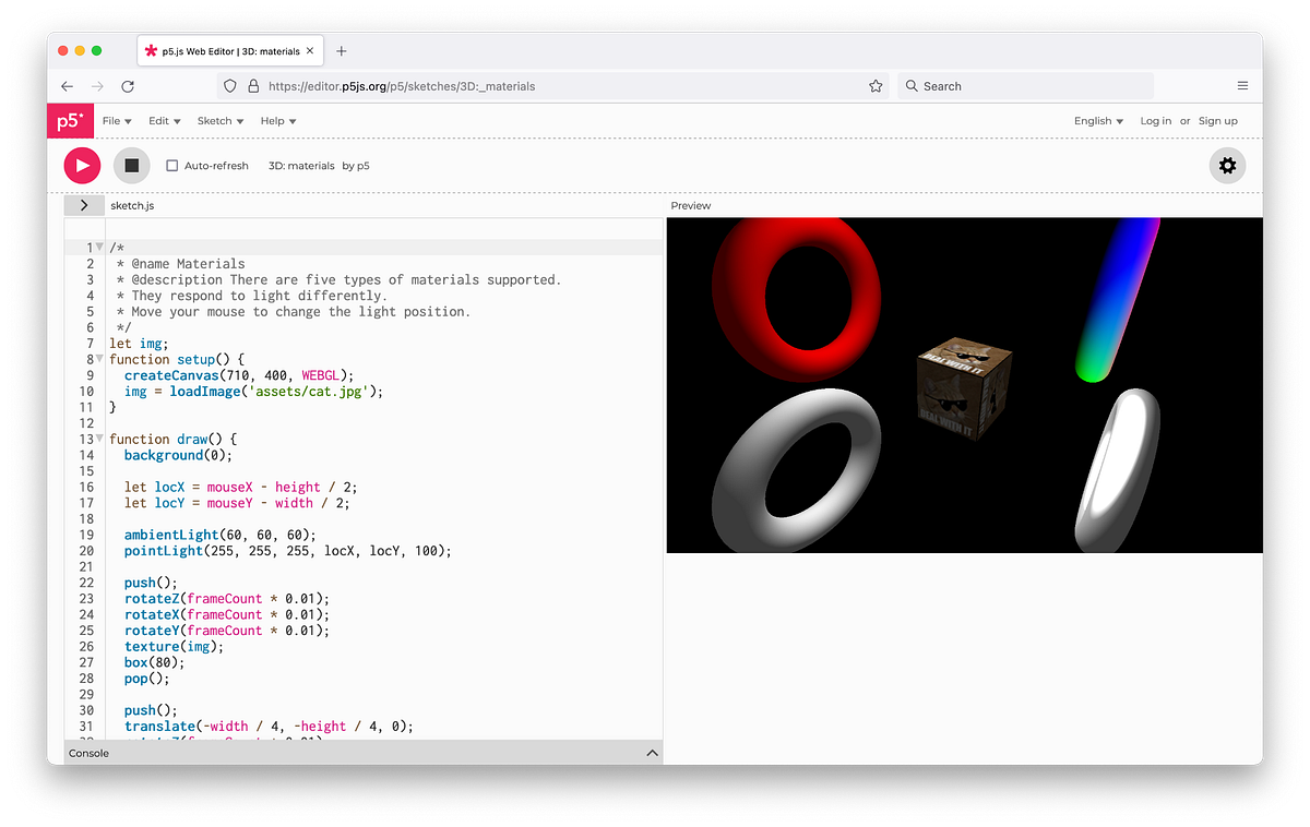 What’s New with p5.js and the p5.js Editor | by Processing Foundation ...