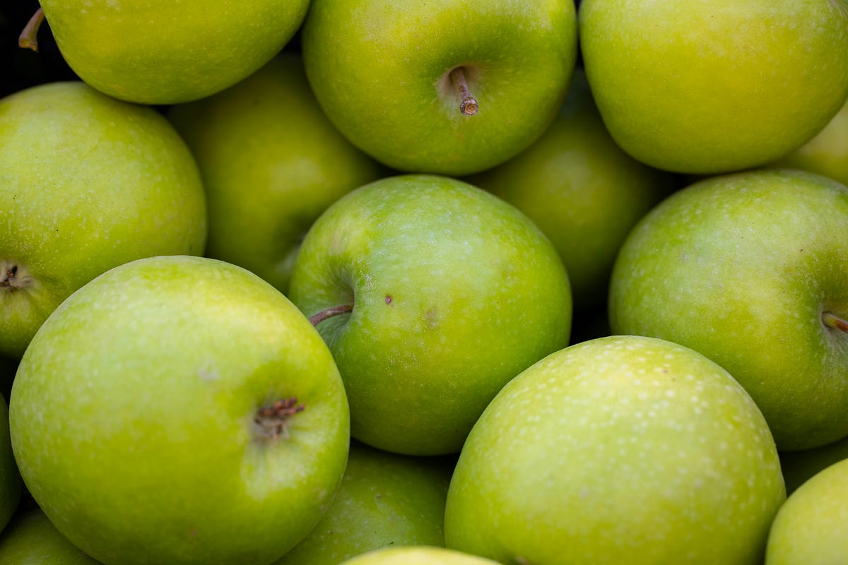 Wall of Green Apples. Temptation | by Angelique Slayyyn | Medium