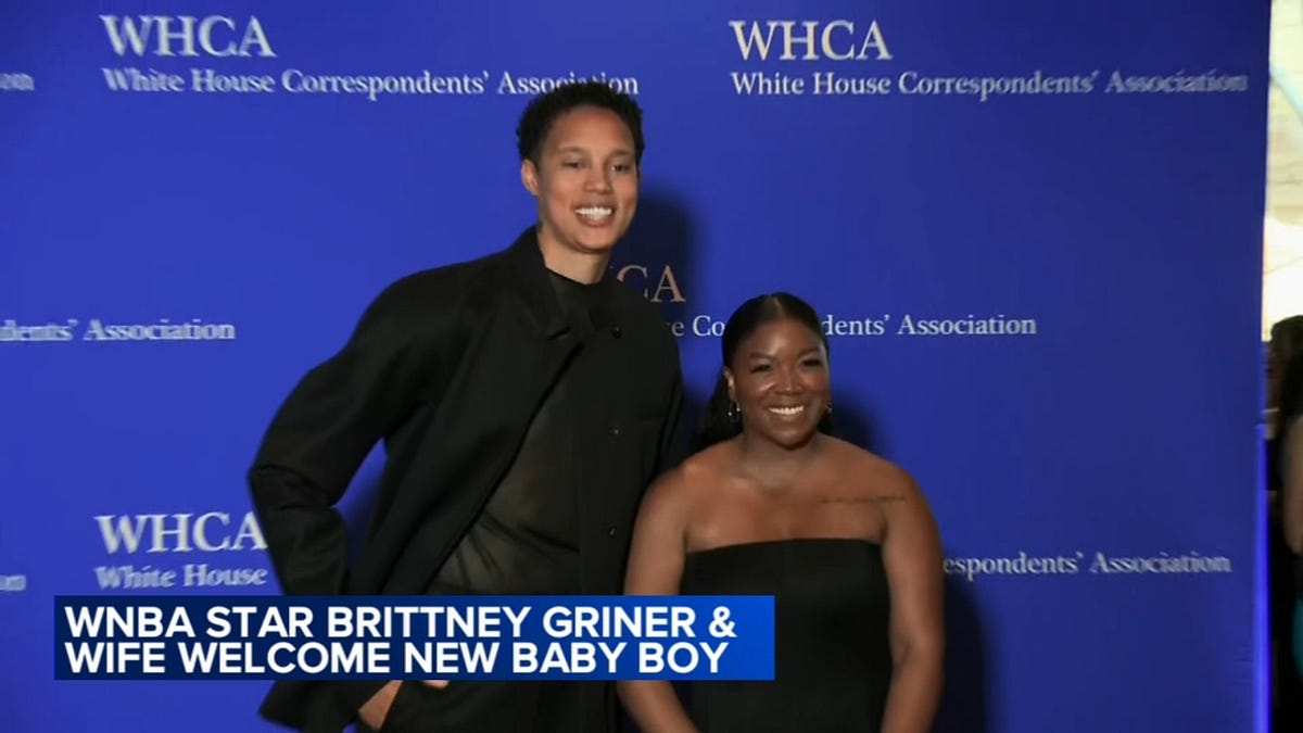 WNBA Brittney Griner, wife Cherelle welcome baby boy, basketball star reveals on ‘She Knows ...