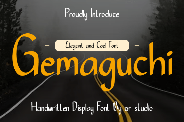 Gemaguchi Font | by Kaitooon | Sep, 2024 | Medium
